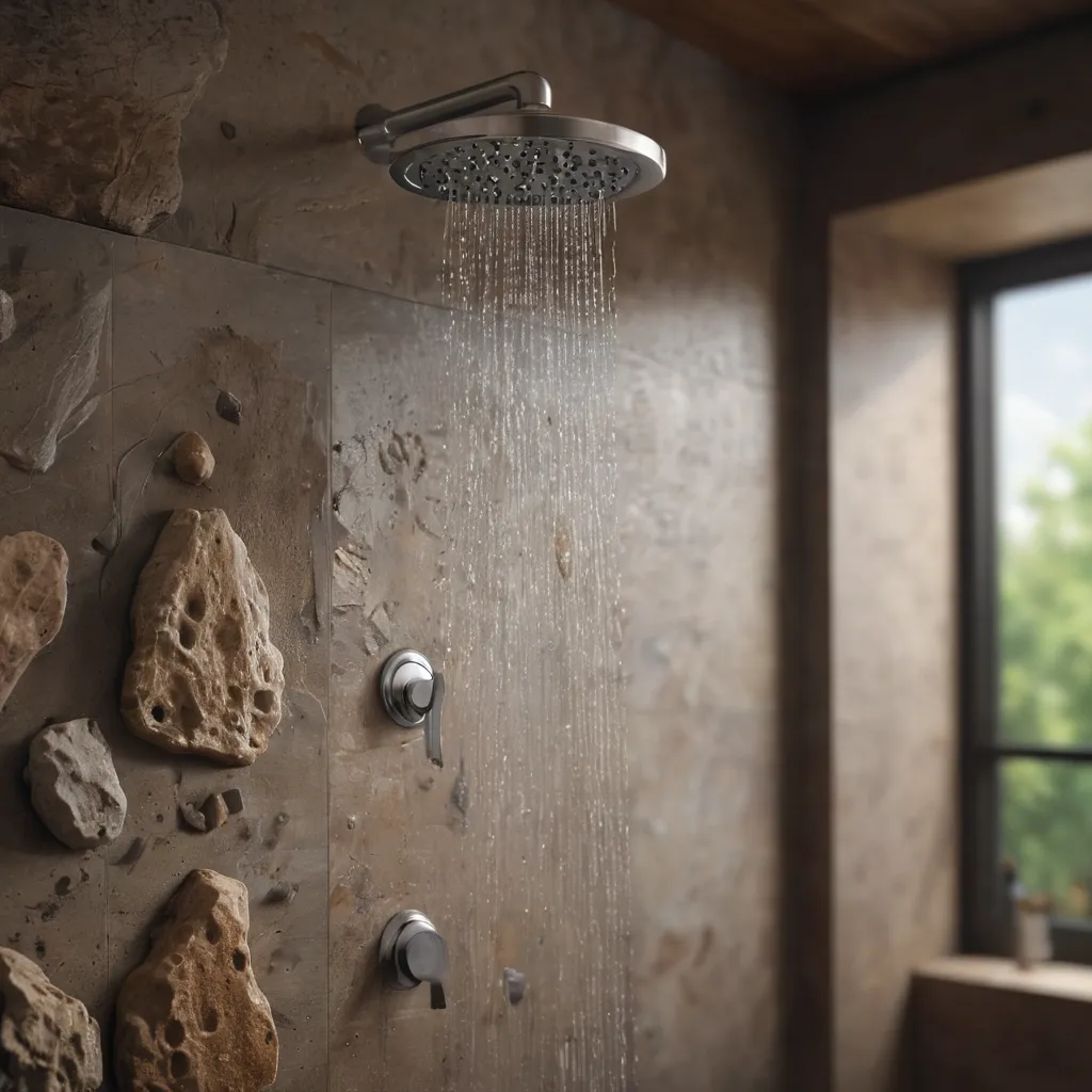 Shower Heads with Rocks: Merging Nature and Luxury